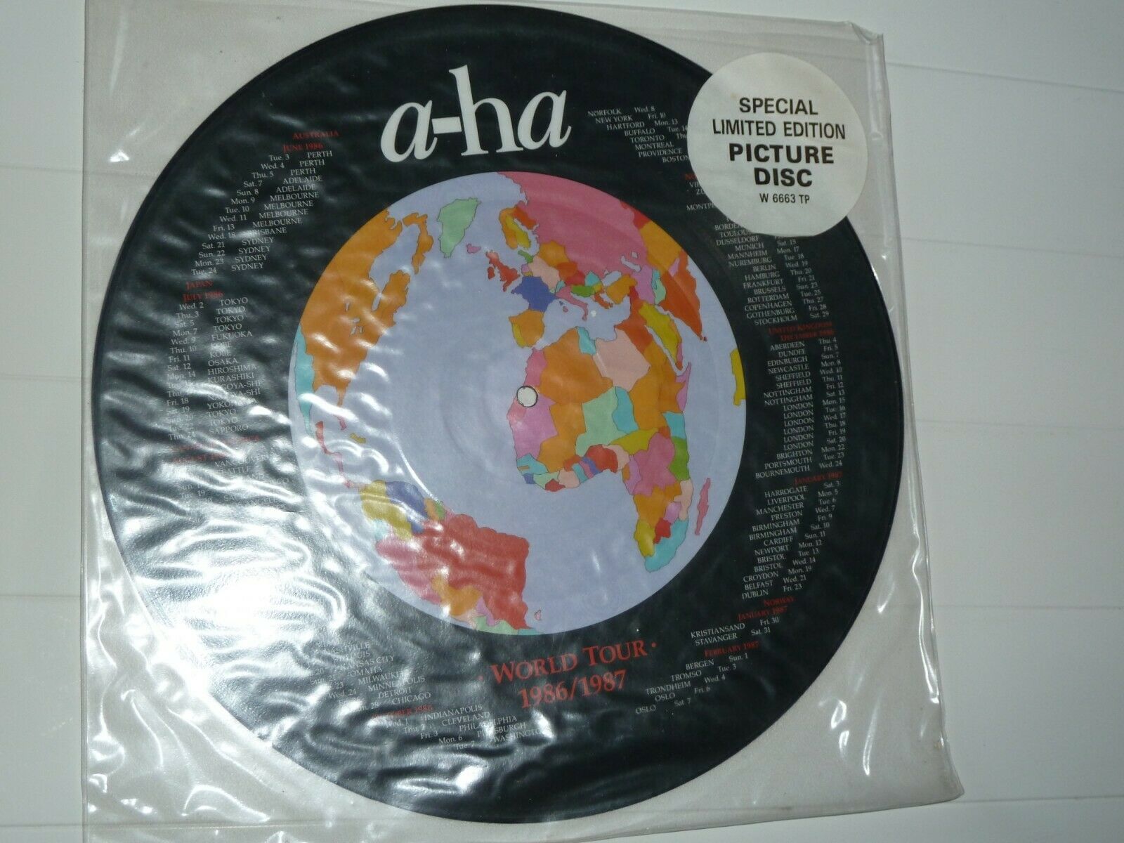 popsike.com - AHA Hunting High And Low UK 12" Vinyl PICTURE DISC ...