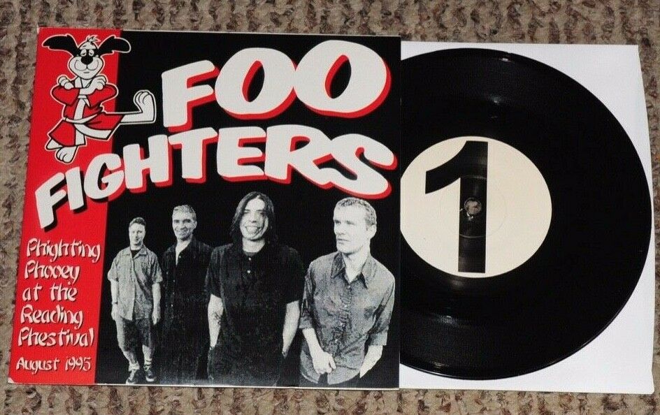 popsike.com - Rare Foo Fighters 7" EP Picture Sleeve Phighting Phooey ...