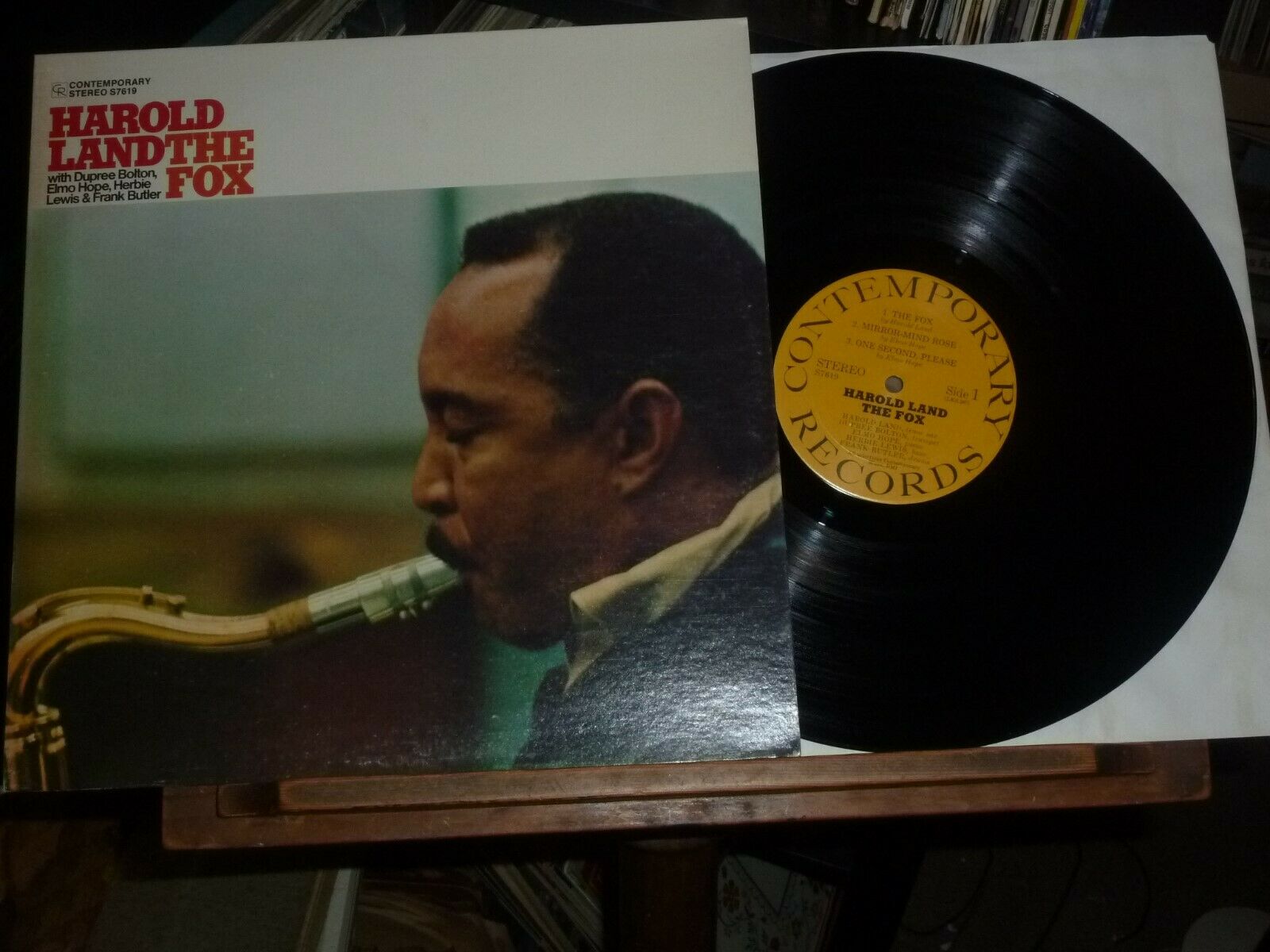 popsike.com - Genuine 1960s US Contemporary Harold Land The Fox Elmo ...