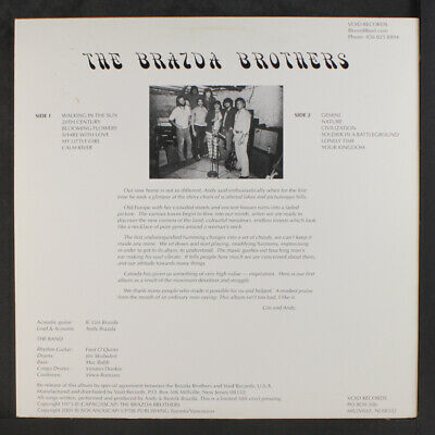 popsike.com - BRAZDA BROTHERS: The Brazda Brothers LP (limited edition ...