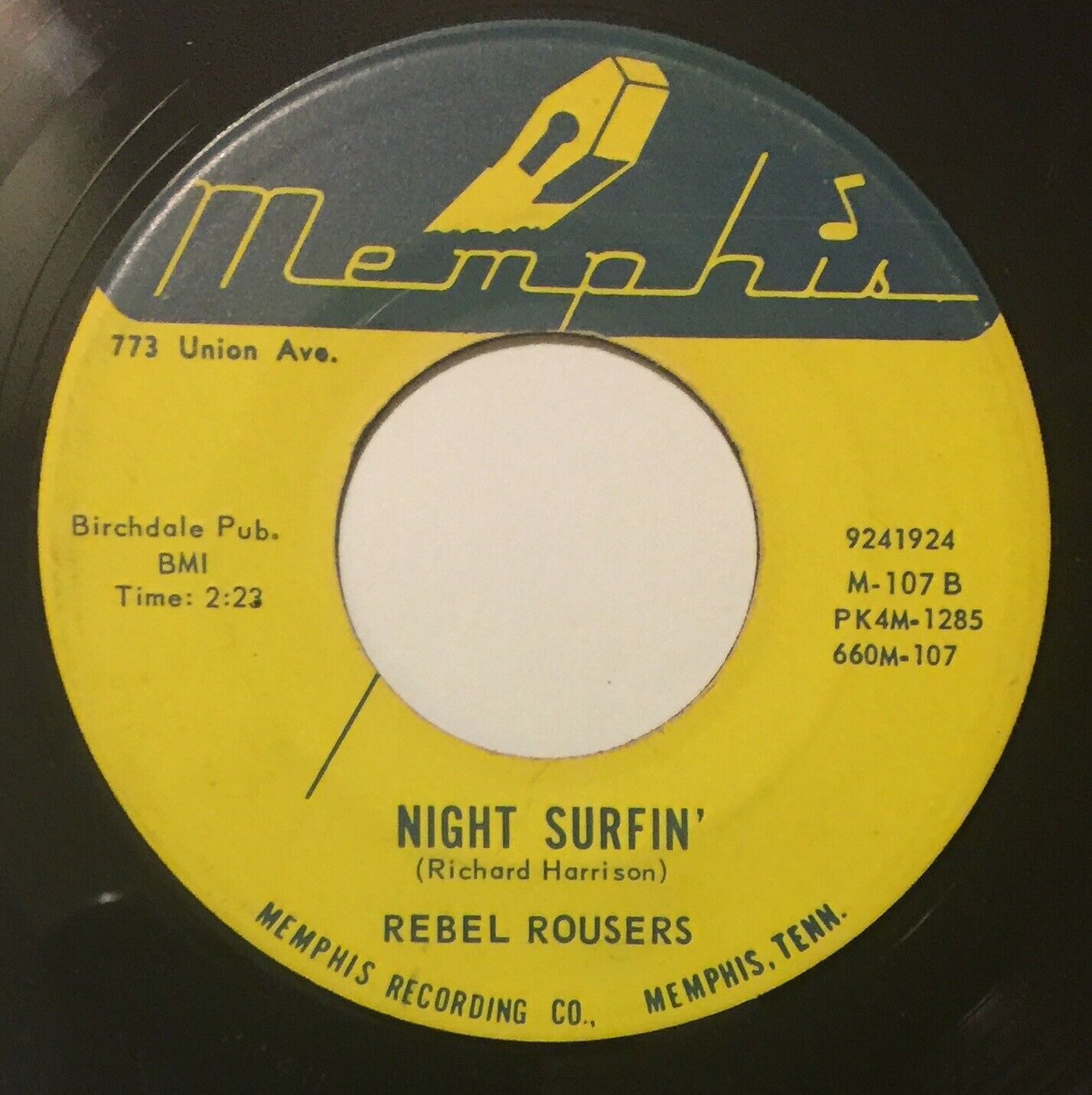 popsike.com - REBEL ROUSERS Thunder/Night Surfin' 45 Memphis rockabilly ...