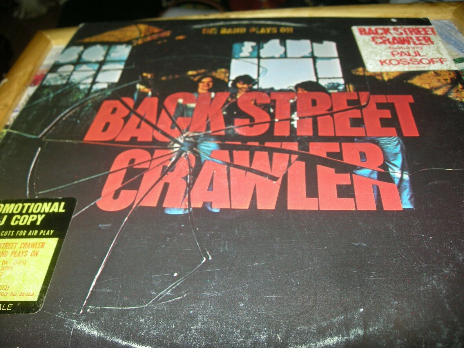 popsike.com - RARE PROMO COPY BACK STREET CRAWLER THE BAND PLAYED ON ...