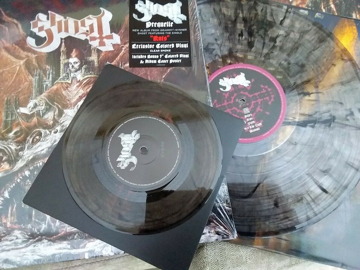 popsike.com - GHOST - Prequelle Deluxe Vinyl + Satanic Panic / Kiss the ...