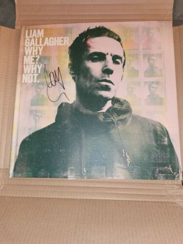 popsike.com - Liam Gallagher - Why Me? Why Not. Collectors Set, Signed ...