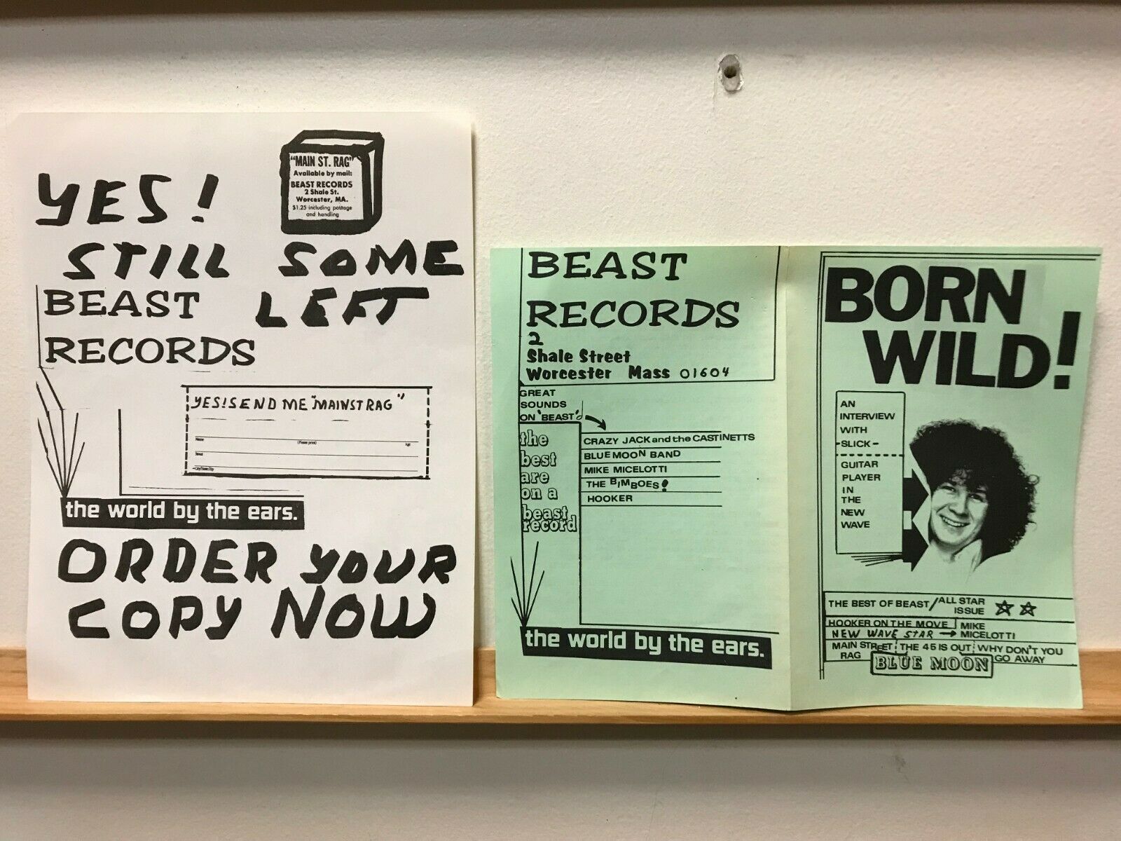 popsike.com - WORMTOWN '78 LP RARE punk kbd CRAZY JACK HOOKER BLUE MOON ...