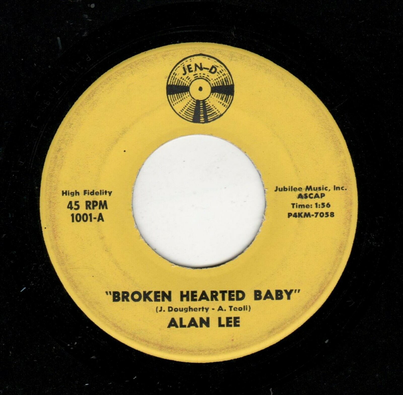 popsike.com - ROCKABILLY-ALAN LEE-BROKEN HEARTED BABY/YOU ARE SO ...