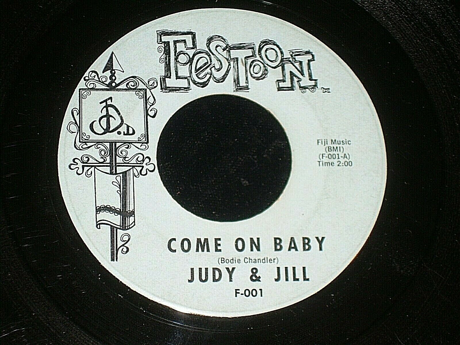 popsike.com - RAREST Jan & Dean Judy & Jill 45 FESTOON 001 Come On Baby ...