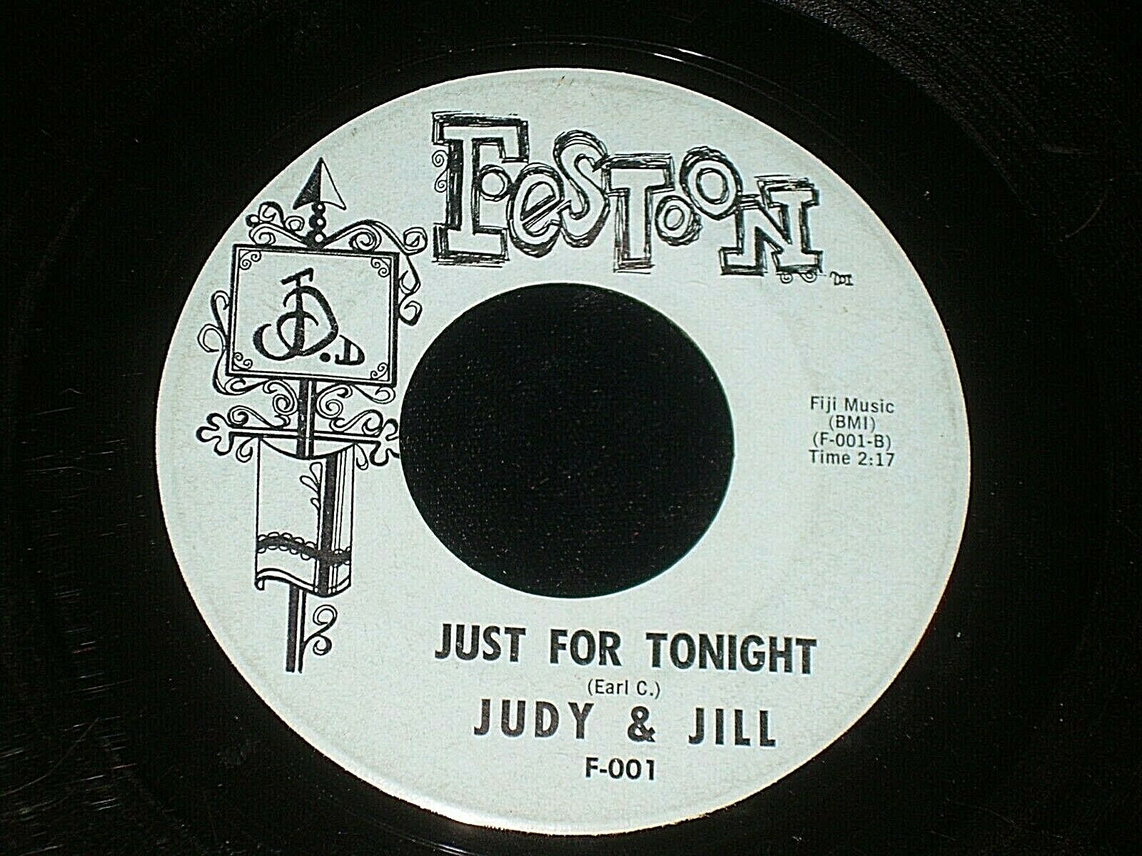 popsike.com - RAREST Jan & Dean Judy & Jill 45 FESTOON 001 Come On Baby ...