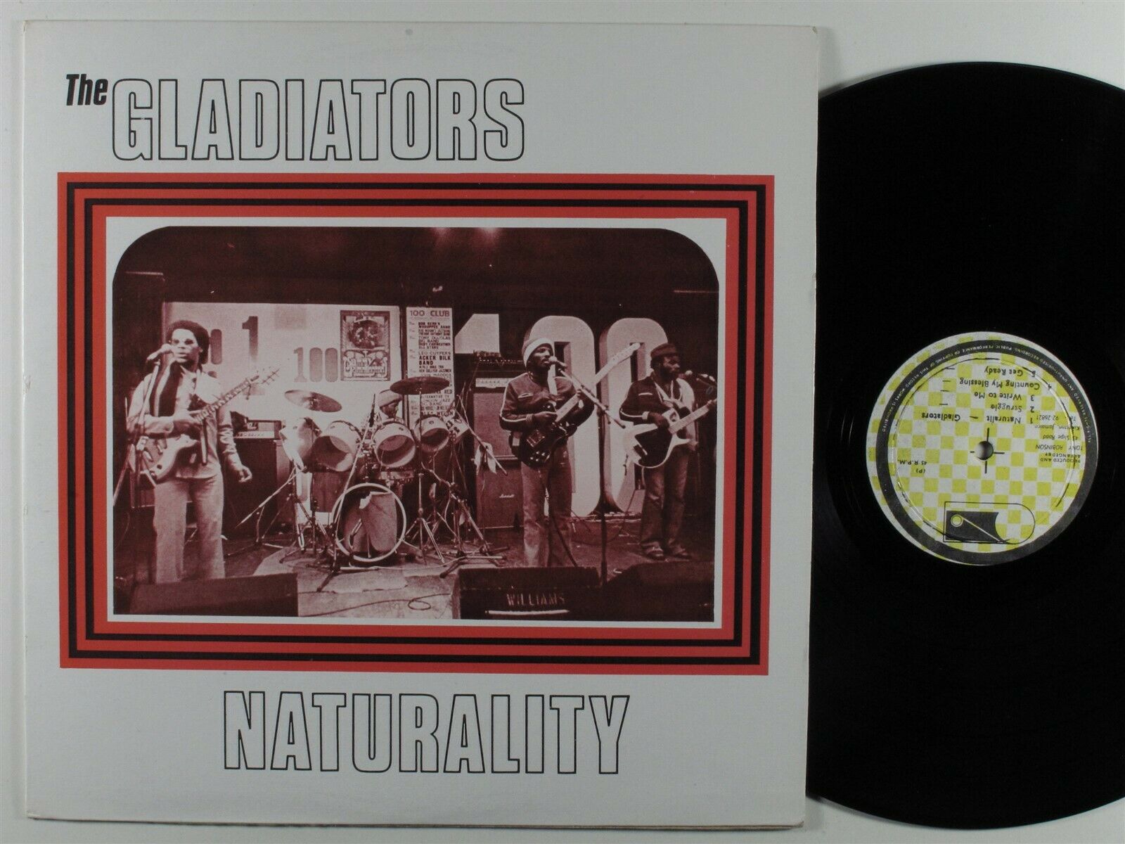 Popsike Gladiators Naturality Tr Front Line Lp Jamaica Auction