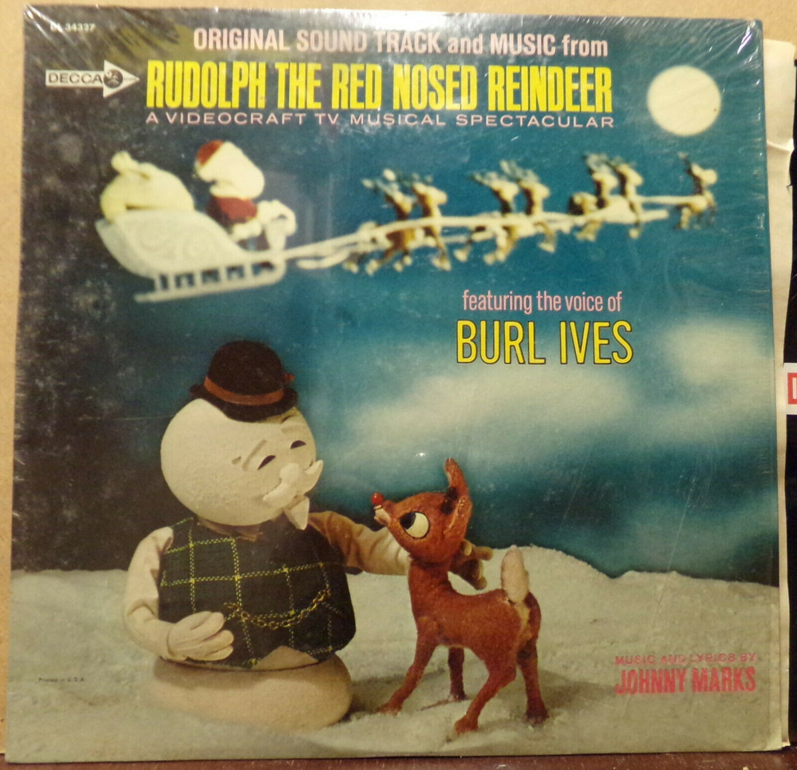 popsike.com - Rudolph, The Red Nosed Reindeer Original Soundtrack Burl ...