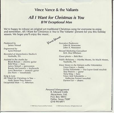 popsike.com - Vince Vance & Valiants 45 PS All I Want For Christmas Is ...