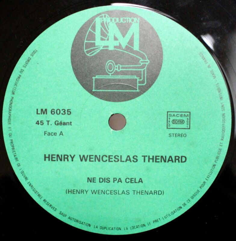 popsike.com - Henry Wenceslas TH "Ne Dis Pas Cela" Zouk Disco 12 inch ...
