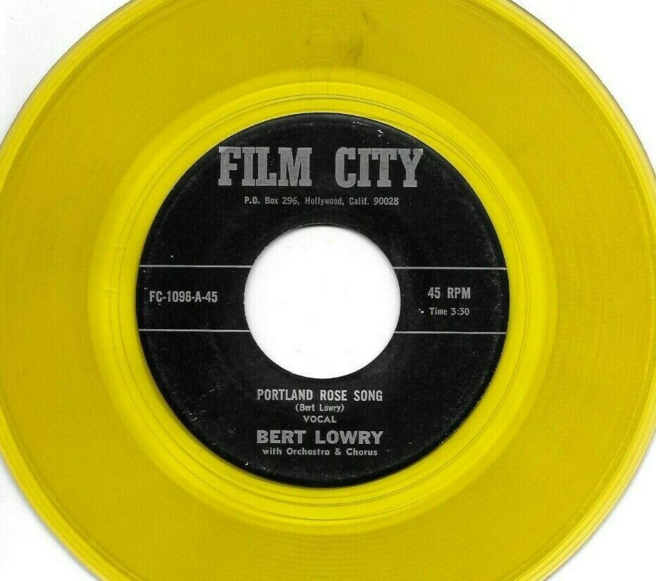 popsike.com - BERT LOWRY : Portland Rose Song (Film City FC-1096) Bad ...