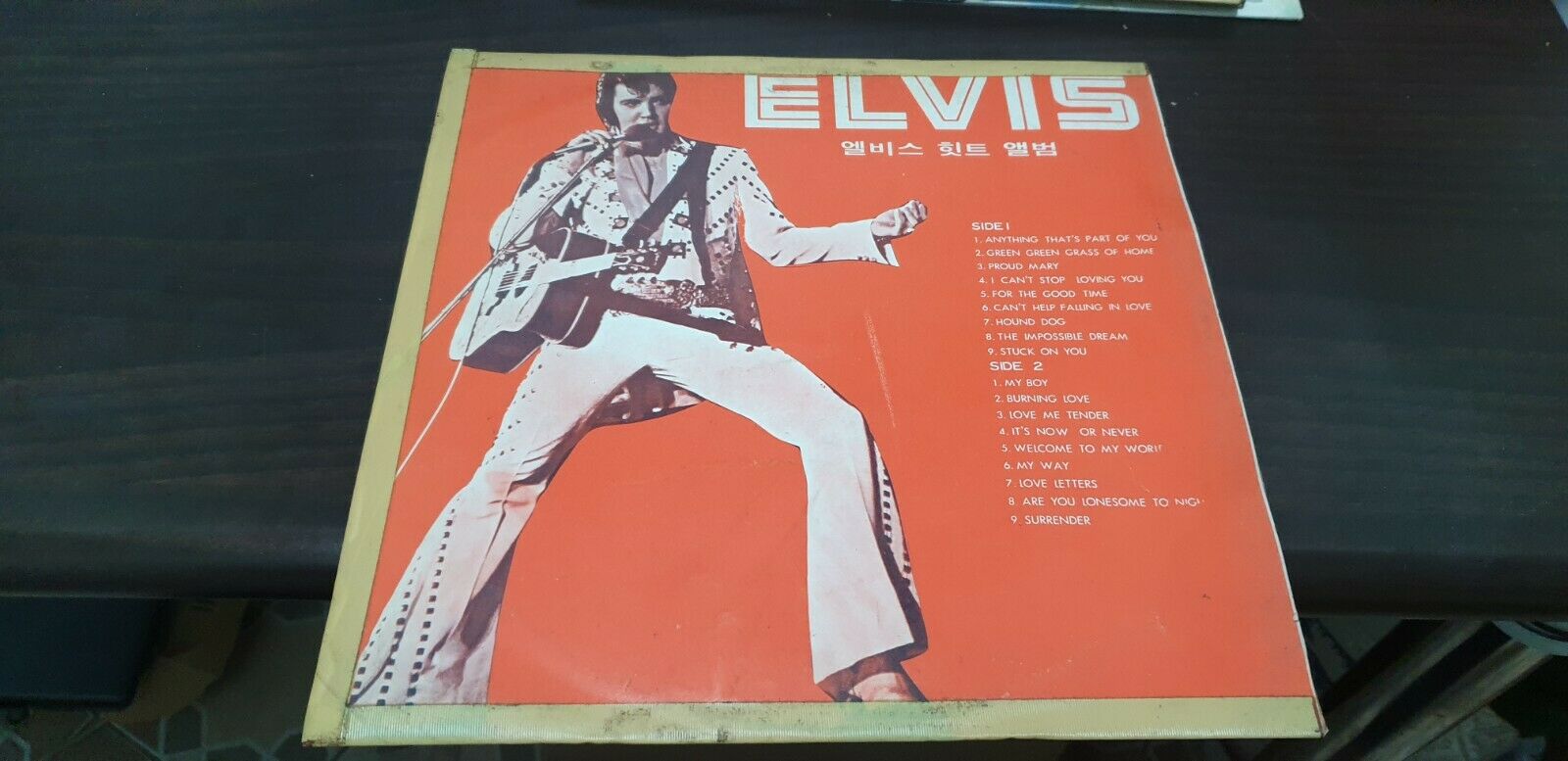 popsike.com - Elvis Presley orange korea vinyl very rare for collector ...
