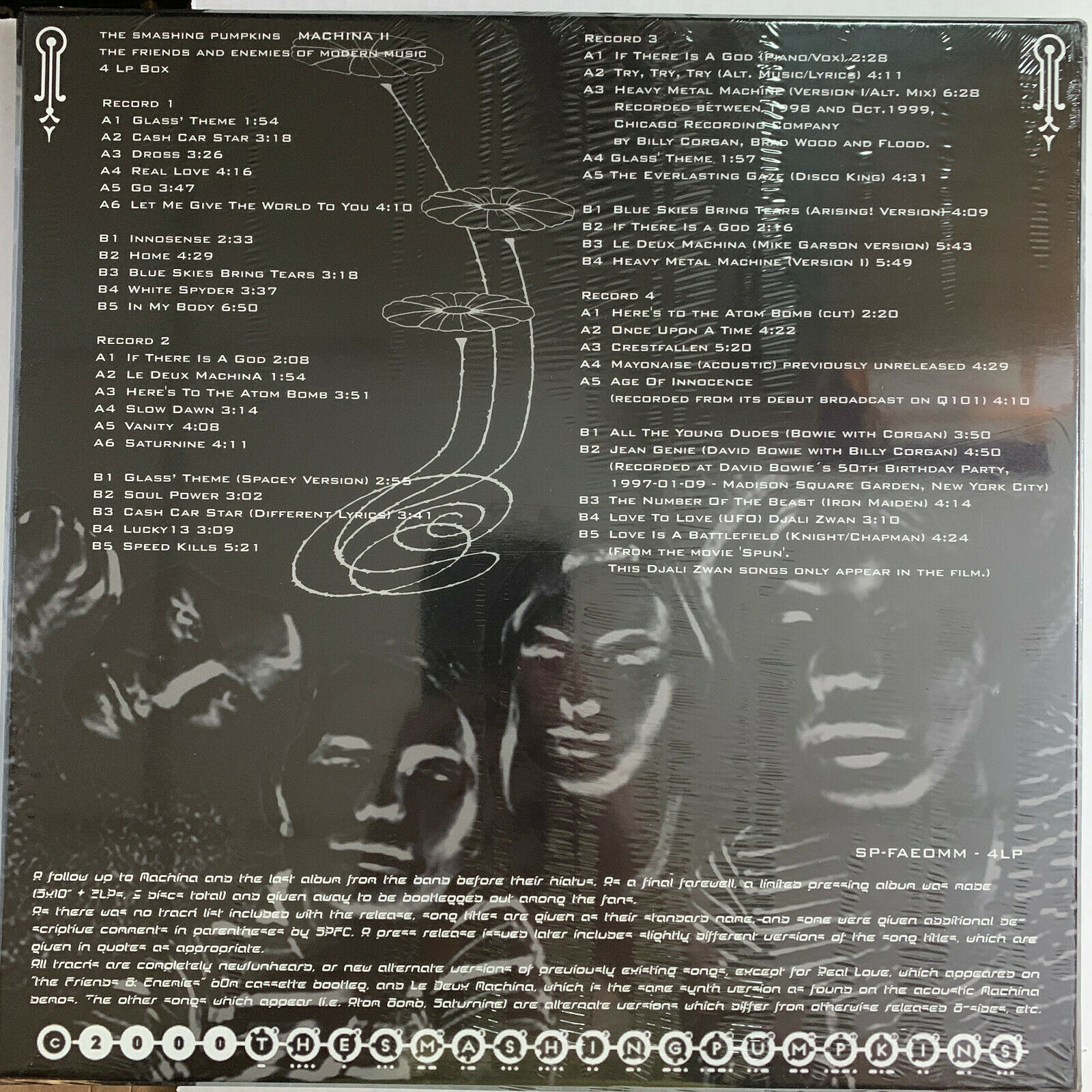 popsike.com - SMASHING PUMPKINS, MACHINA II BOX SET 4 LP RED VINYL ...