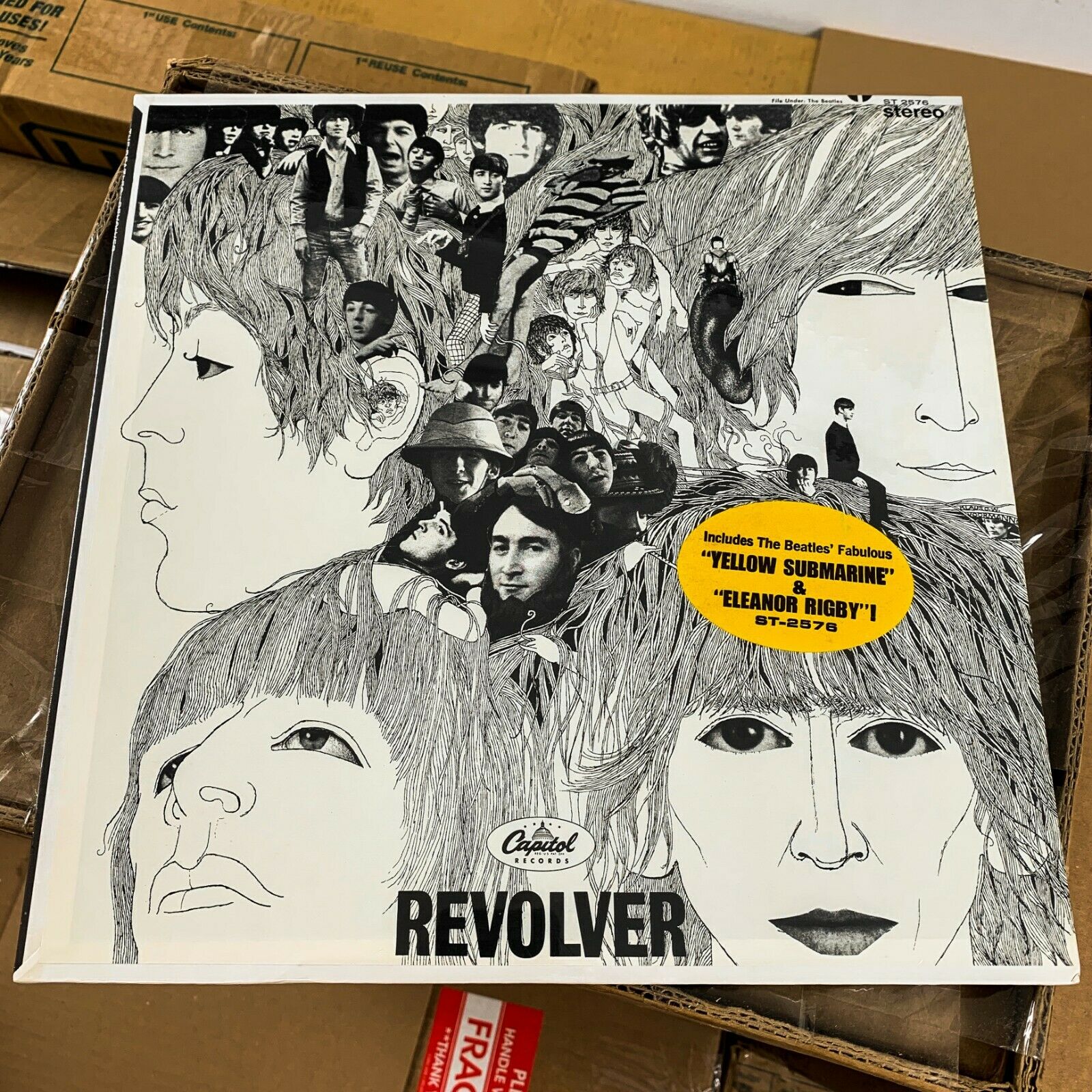 popsike.com - THE BEATLES REVOLVER US ORIG'66 CAPITOL STEREO 1ST PRESS ...