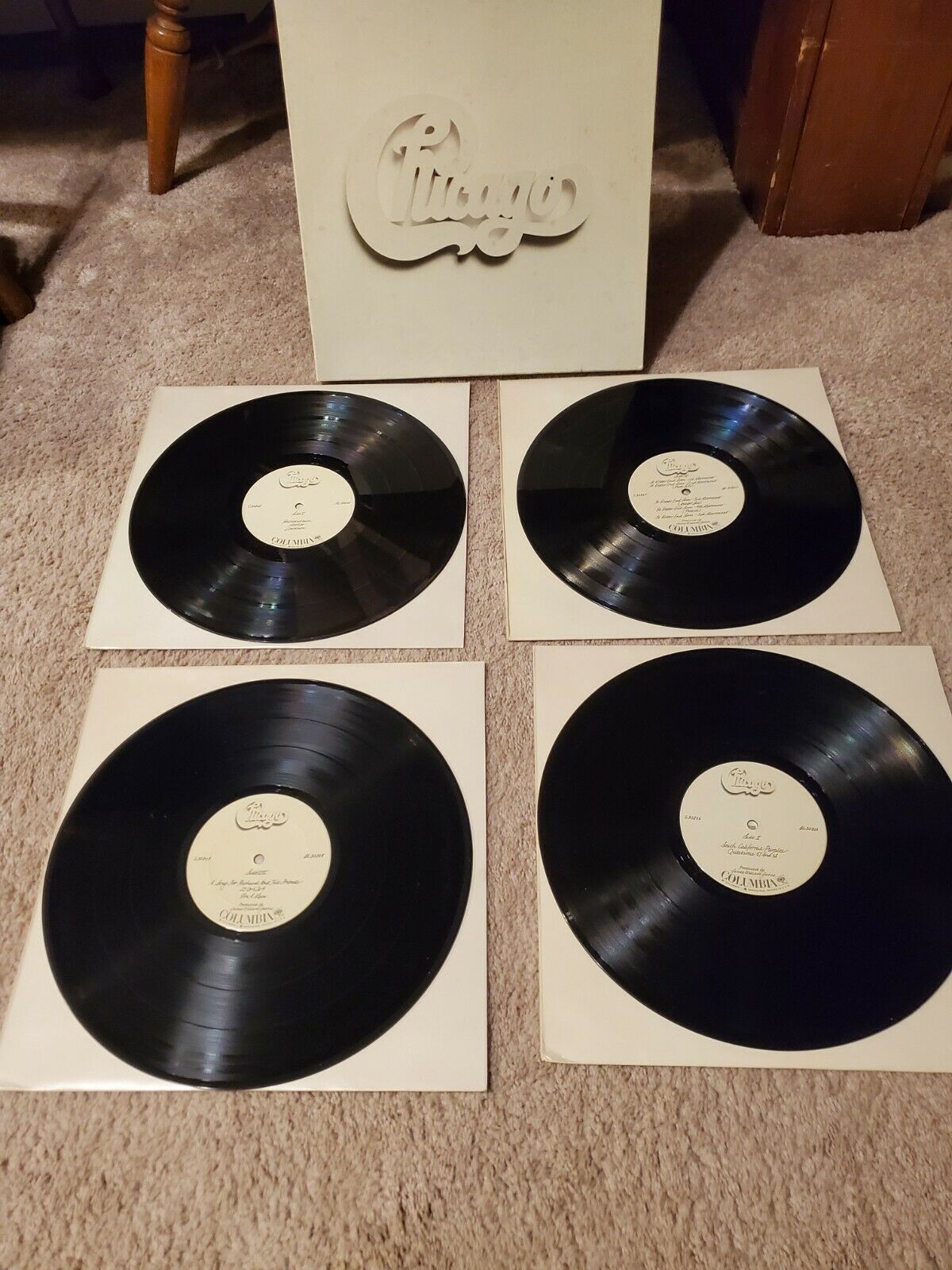 popsike.com - [ROCK] EXC/NM 4 QUADRUPLE LP BOX SET Chicago Live At ...