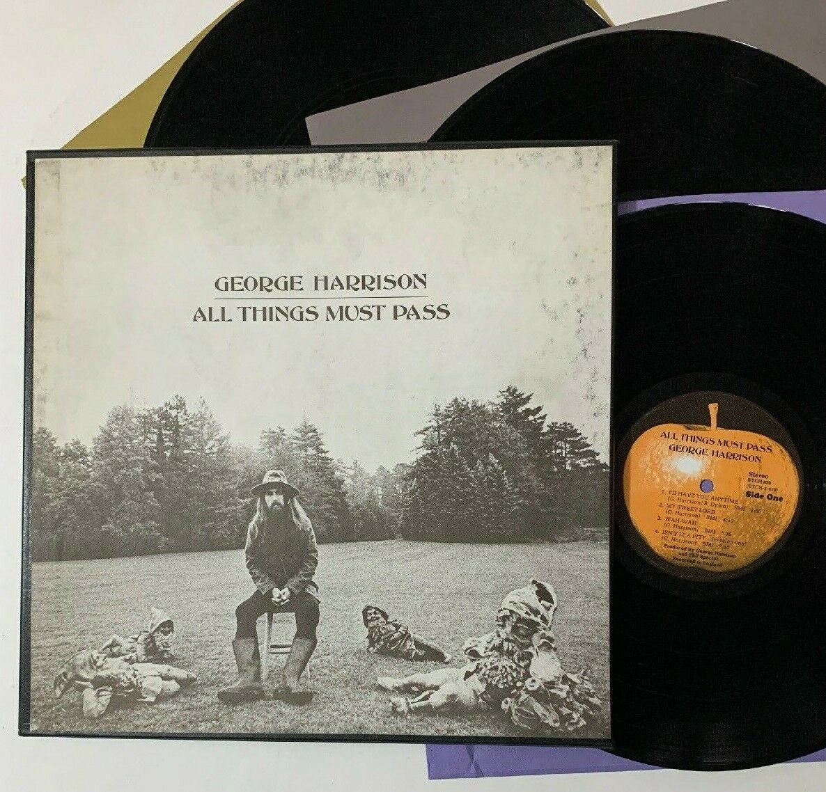 Popsike George Harrison All Things Must Pass 3 Lp Box Set Vinyl