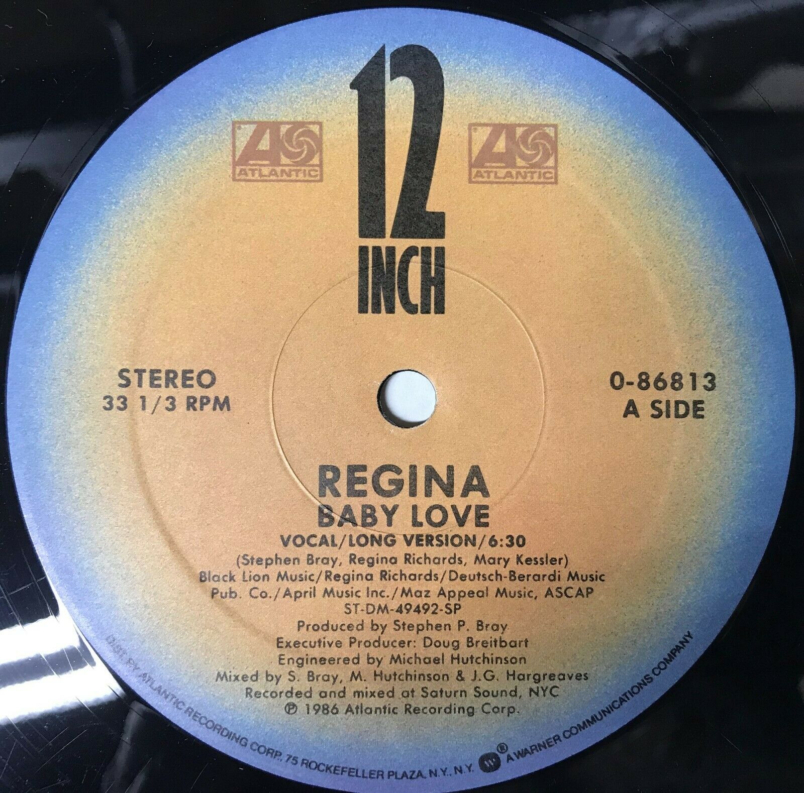 popsike.com - Regina ?Baby Love 12" Remix on Vinyl 1986 US EX - auction ...