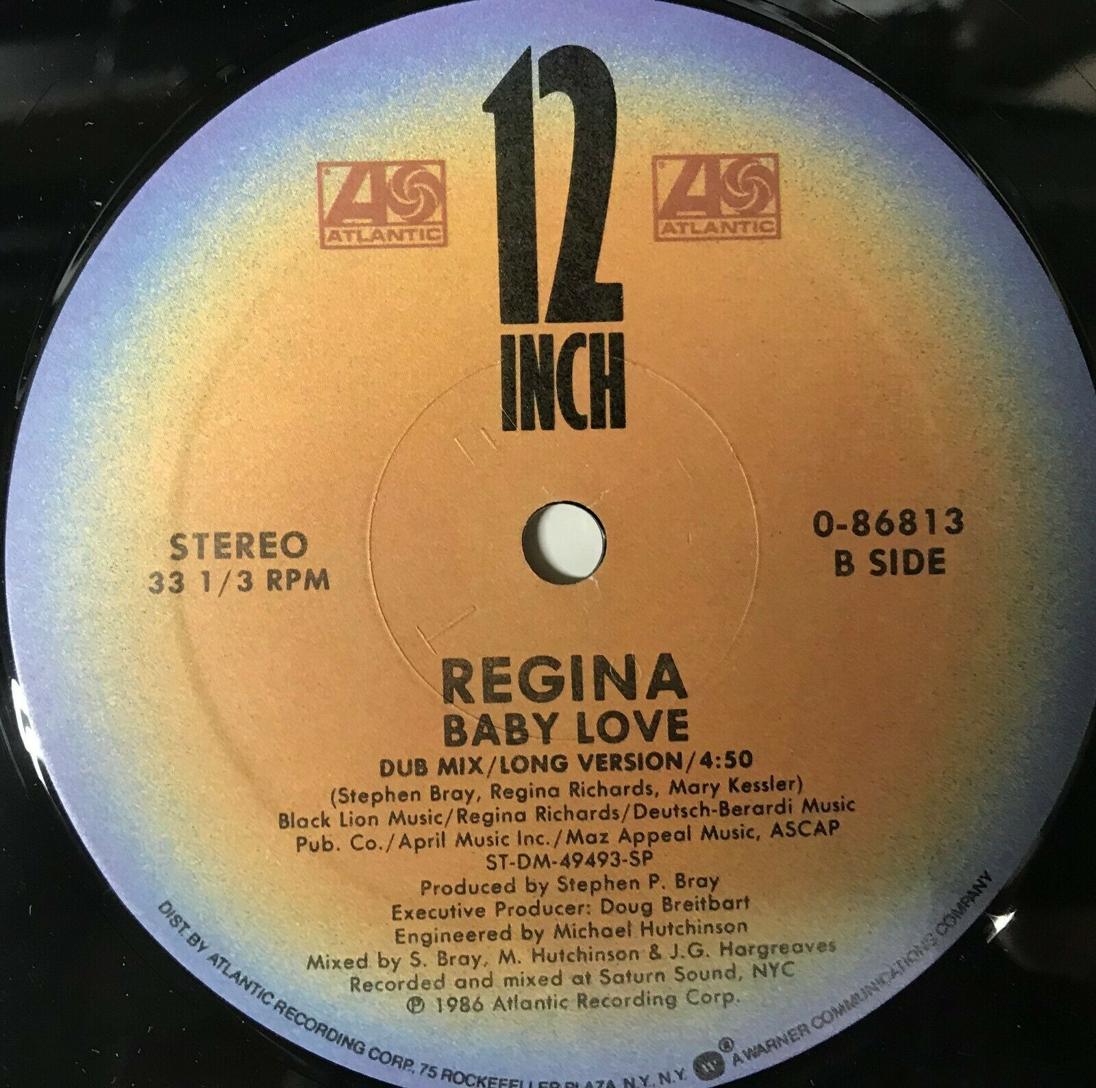 popsike.com - Regina ?Baby Love 12" Remix on Vinyl 1986 US EX - auction ...