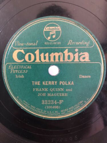 popsike.com - 78 Frank Quinn & Joe Maguire “THE KERRY POLKA” Irish Folk ...