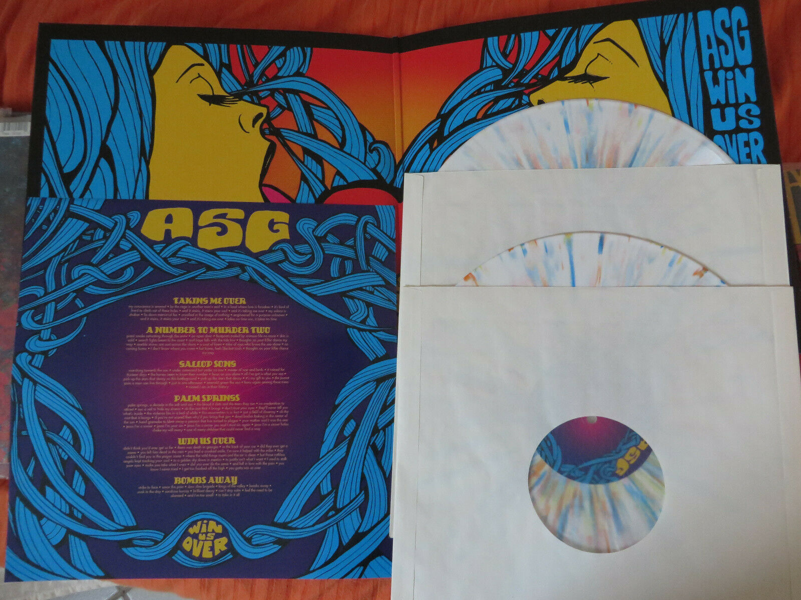 popsike.com - ASG vinyl WIN US OVER 2lp coloured - auction details
