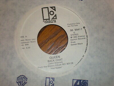 popsike.com - Queen 45 Back Chat PROMO ELEKTRA CANADA - auction details