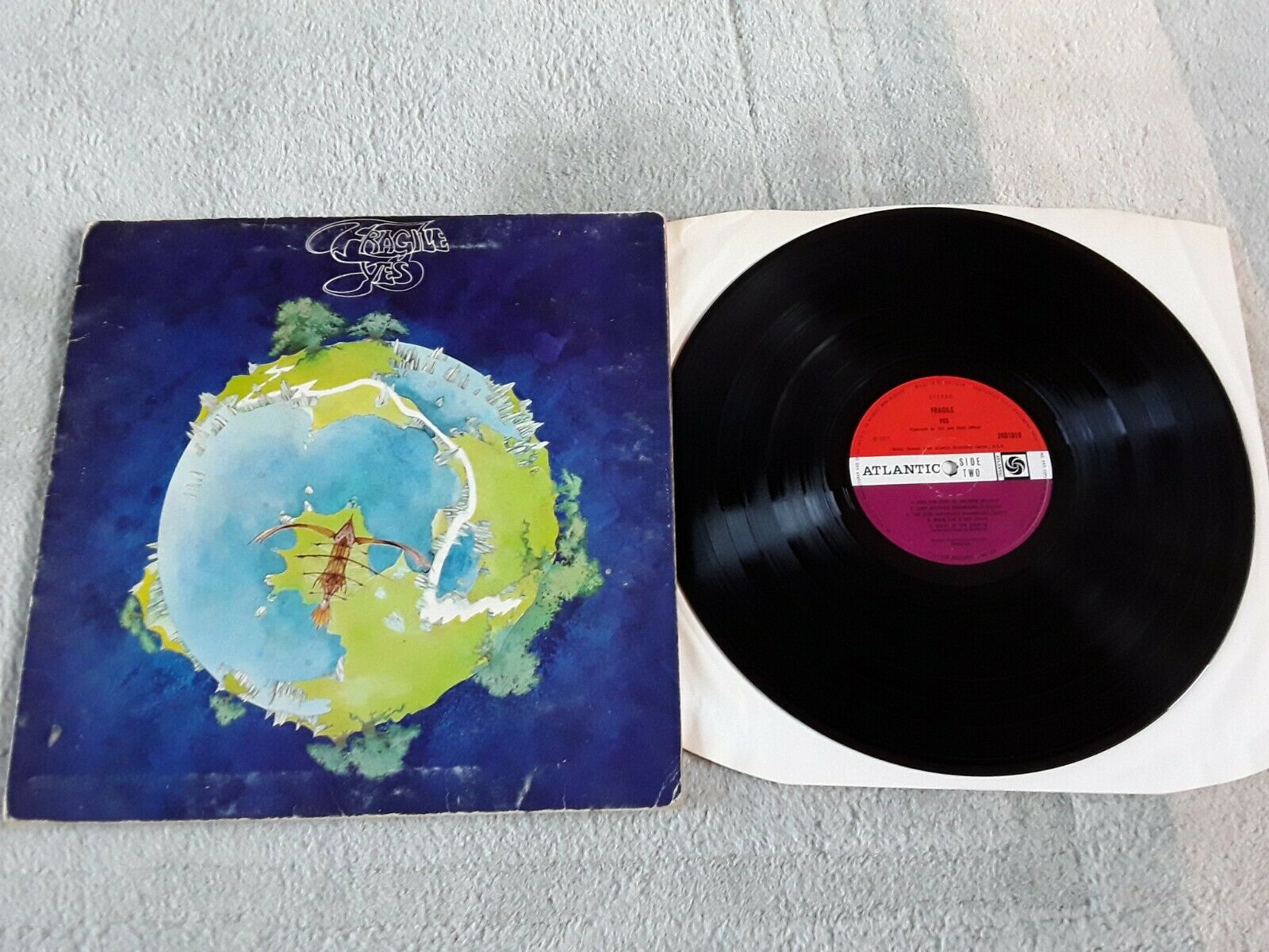 popsike.com - YES - FRAGILE. With booklet. 1971 PLUM ATLANTIC LABEL ...