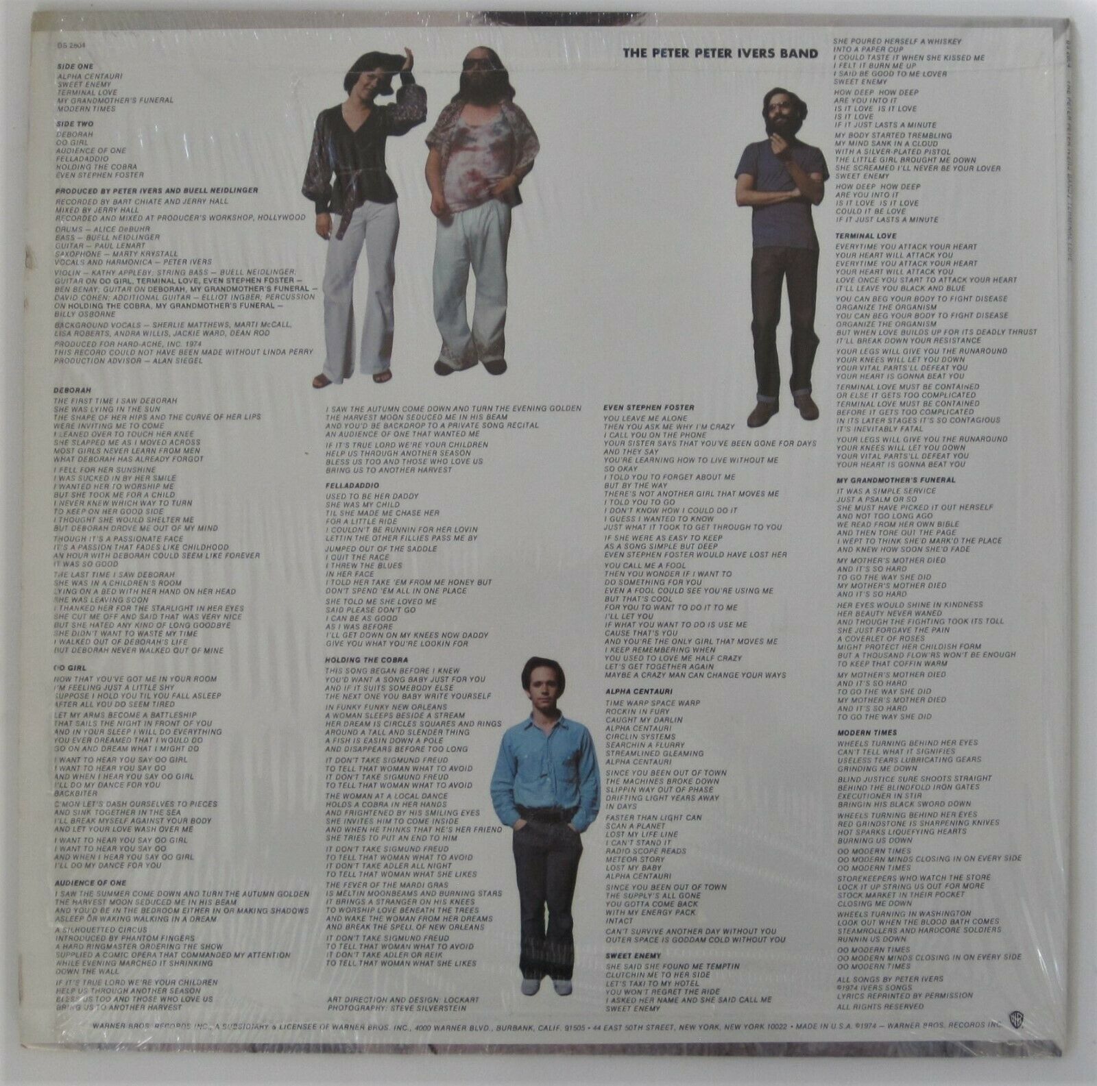 popsike.com - PETER IVERS "Terminal Love" LP on Warner Bros. from 1974 ...