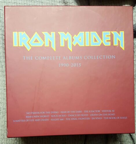 popsike.com - Iron maiden the complete albums box set 1990-2015.vinyls ...