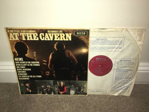 popsike.com - LIVE AT THE CAVERN Beat Compilation LP Decca 1964 UK 1st ...