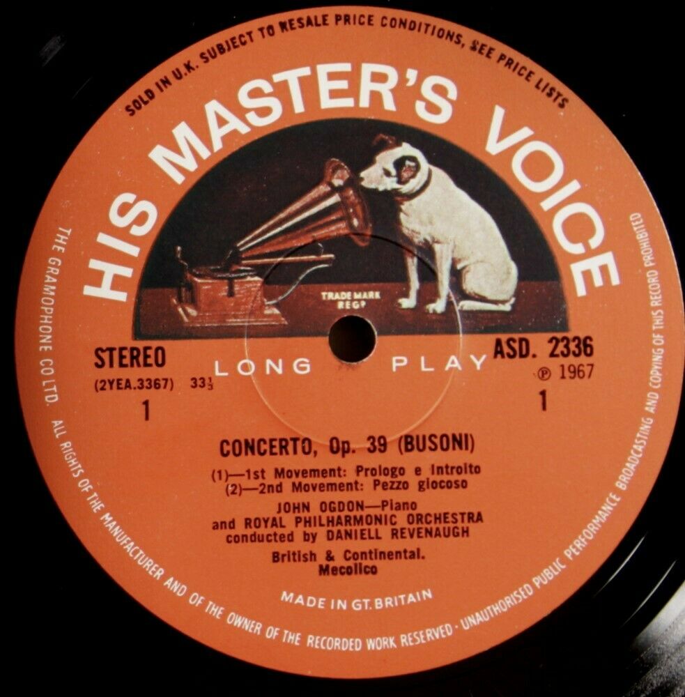 popsike.com - ASD 2336-7 S/C John Ogden, Busoni, piano concerto, Revenaugh, Royal PO SLS 776 ...