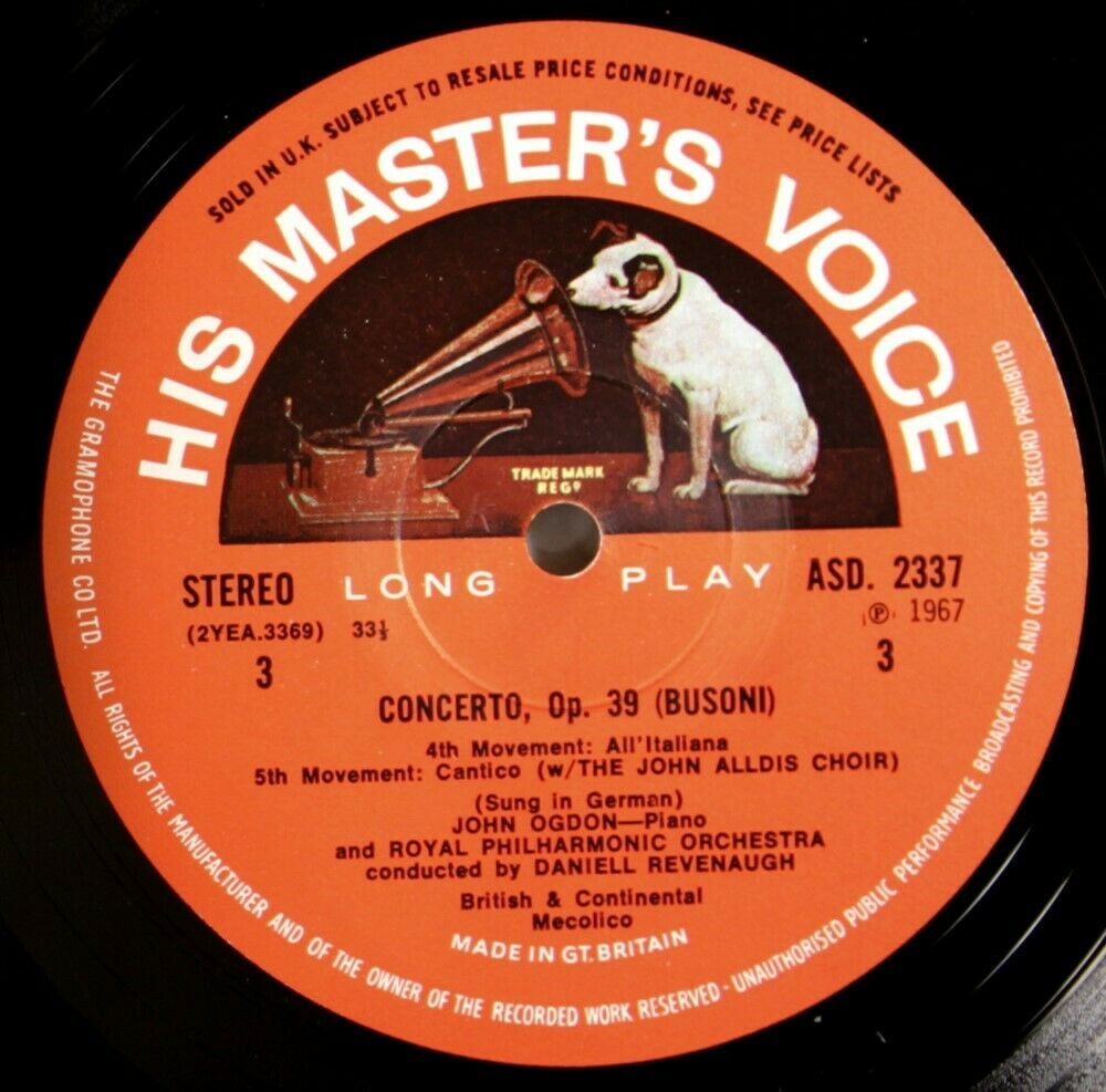 popsike.com - ASD 2336-7 S/C John Ogden, Busoni, piano concerto, Revenaugh, Royal PO SLS 776 ...