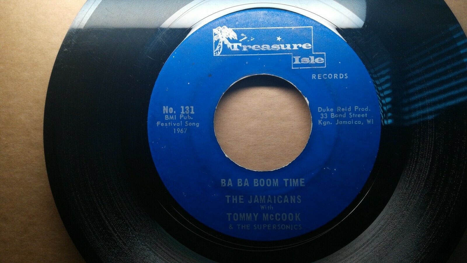 popsike.com - The Jamaicans & Tommy McCook Ba Ba Boom Time / Real Cool ...