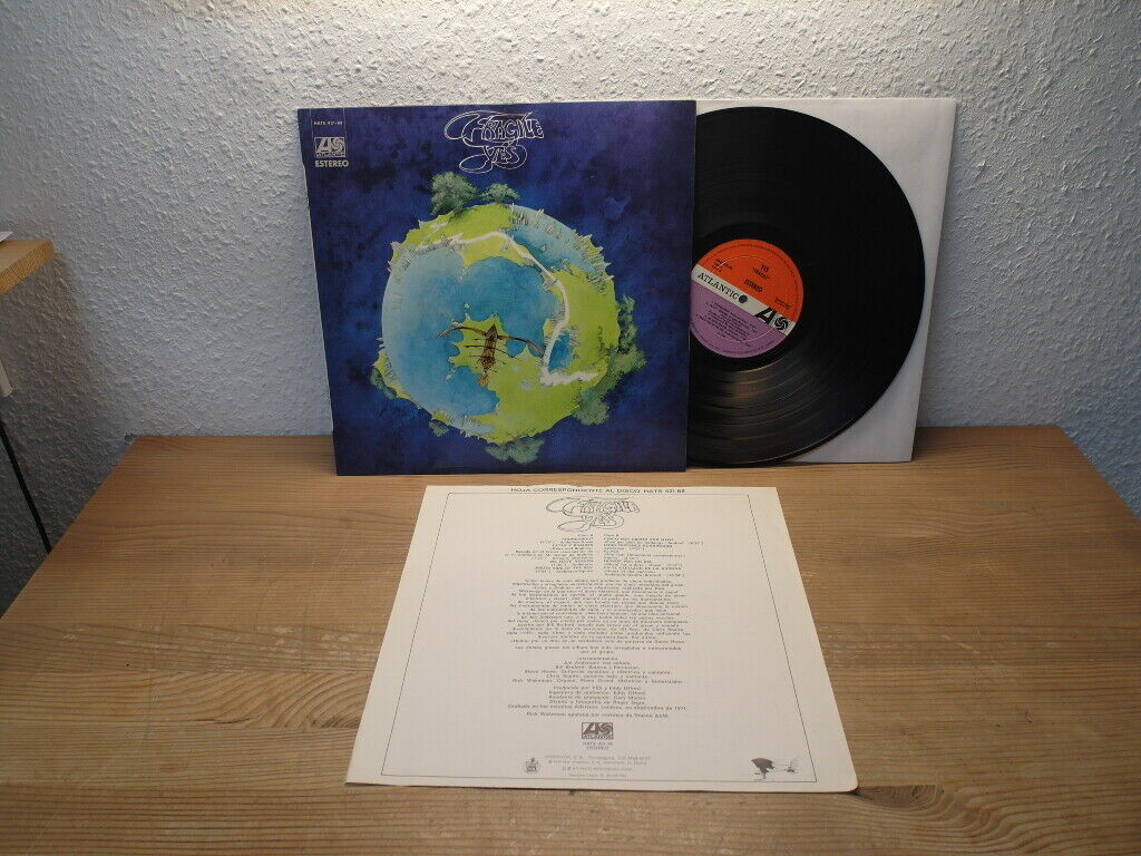 popsike.com - Yes Fragile Lp Rare And Scarce 1972 Hats 421-88 Spain ...