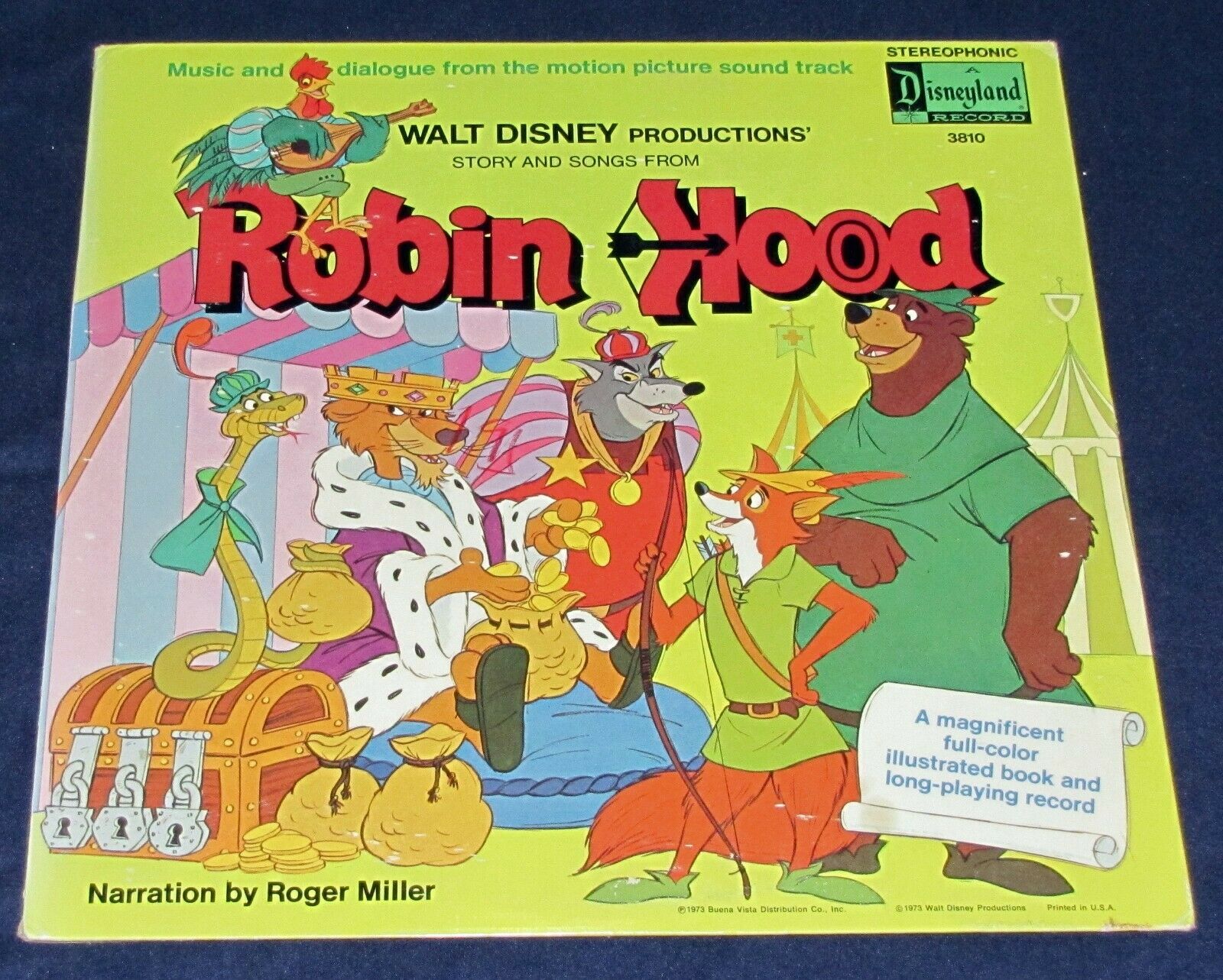 popsike.com - ** Walt Disney's story & songs from ROBIN HOOD ** Book ...