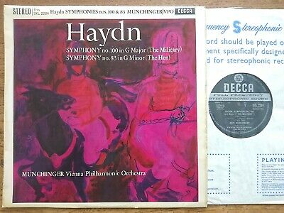 popsike.com - Decca SXL 2284 WBG ED1 - Haydn Symphonies Karl Munchinger VPO NM - auction details