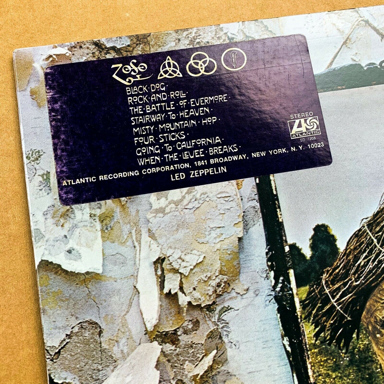 popsike.com - LED ZEPPELIN LED ZEPPELIN IV US ORIG'71 ATLANTIC PRE ...