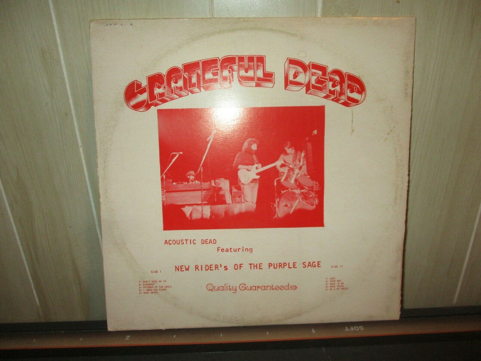 popsike.com - RARE GRATEFUL DEAD VINYL RECORD ACOUSTIC DEAD W/ NEW ...