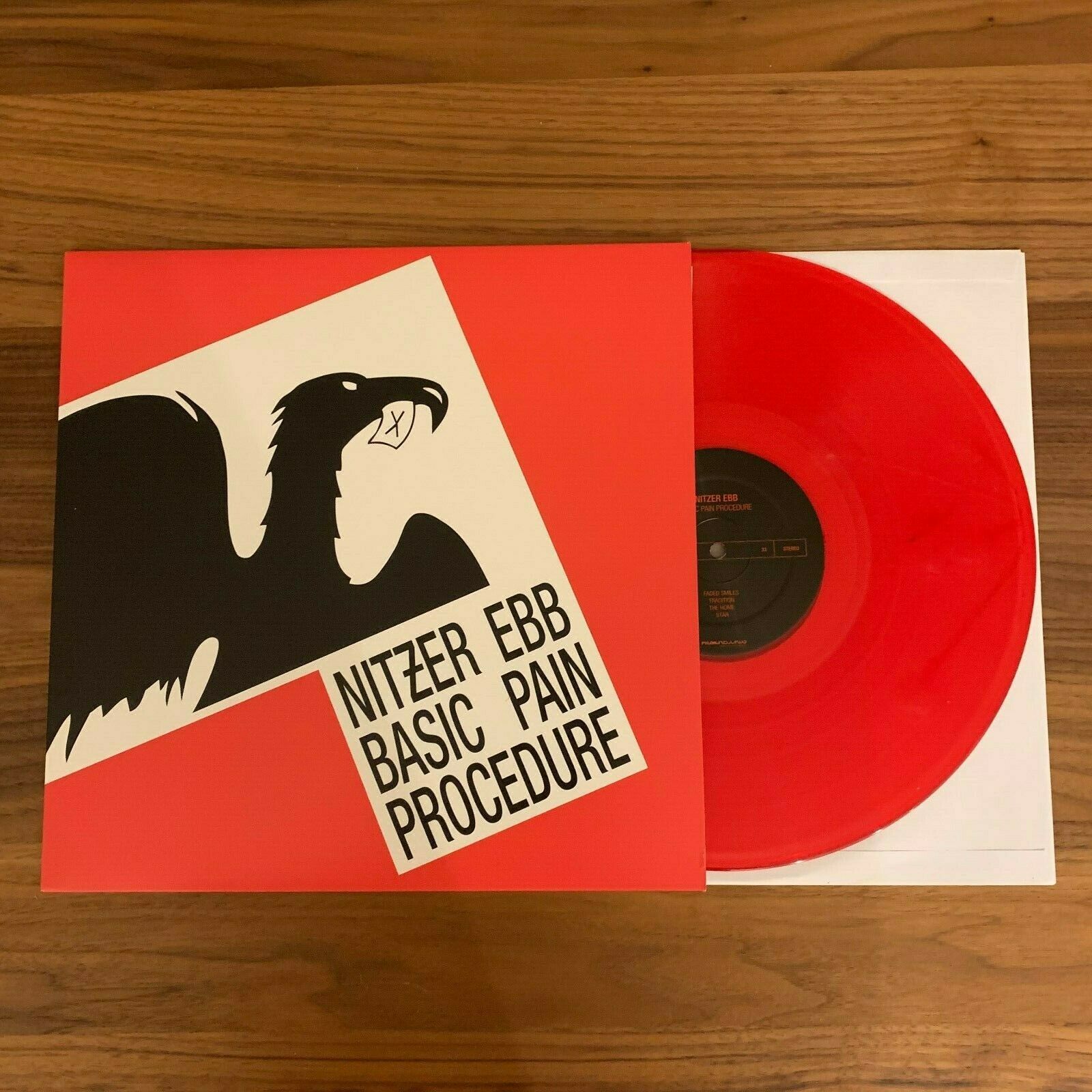 popsike.com - NITZER EBB Basic Pain Procedure Red Color Vinyl LP ...