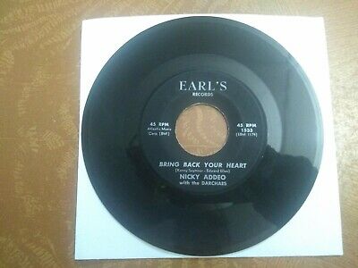 popsike.com - "GLORIA" Nicky Addeo & Darchaes Earl's 45 1970's Re Issue ...