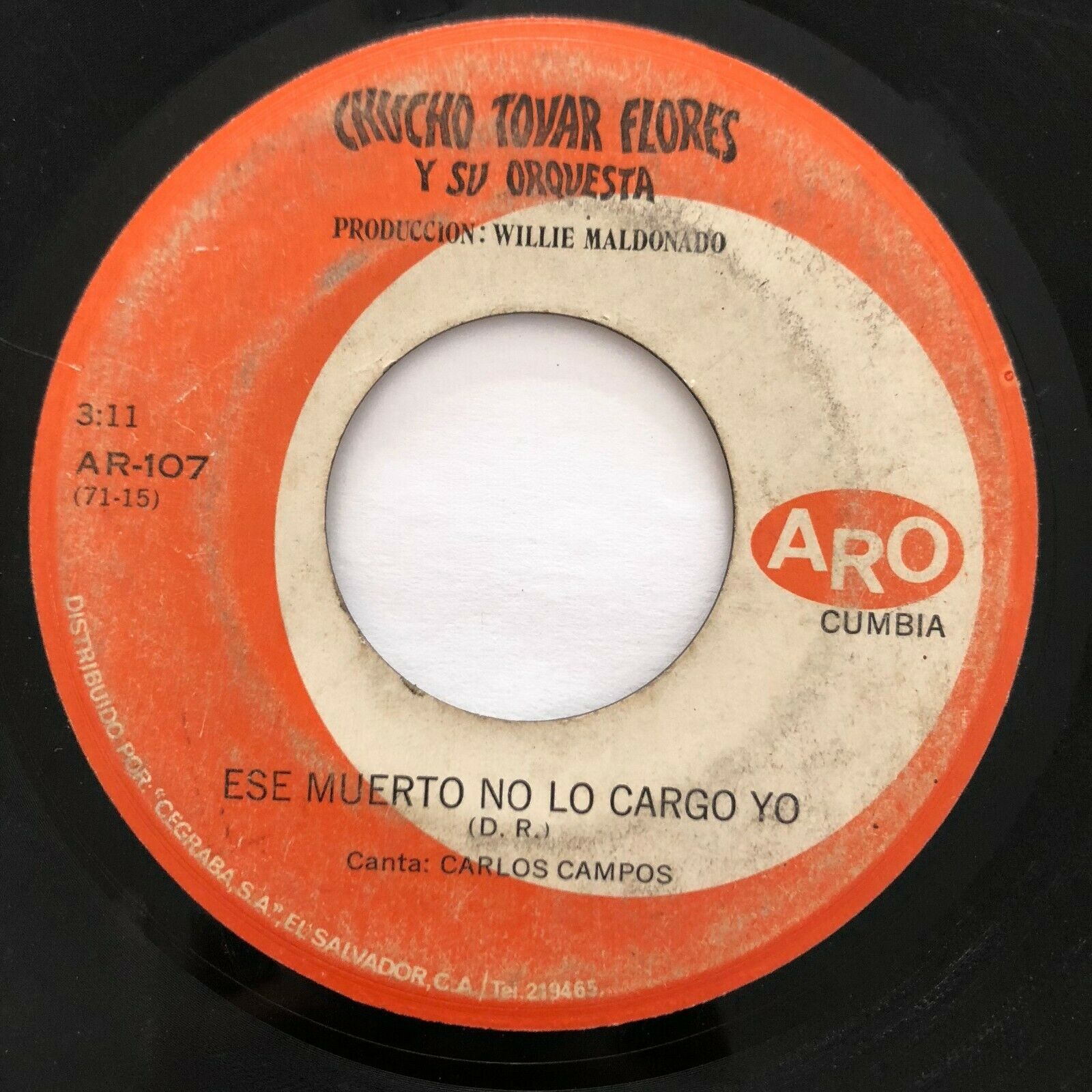 popsike.com - CHUCHO TOVAR FLORES - Ese Muerto No Lo Cargo Yo / EL ...