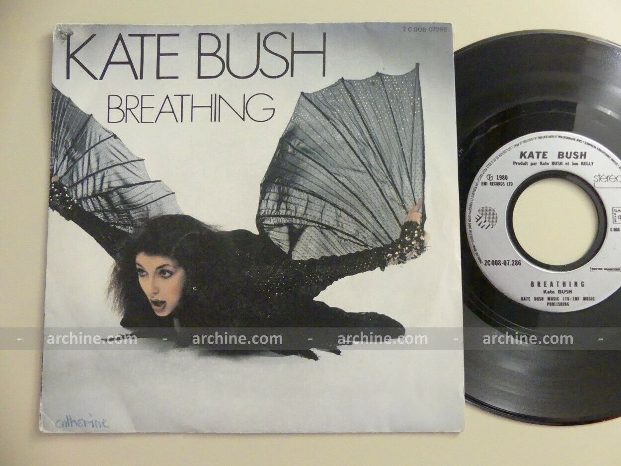 popsike.com - KATE BUSH breathing - Bat P/S "Chauve-souris" French ...