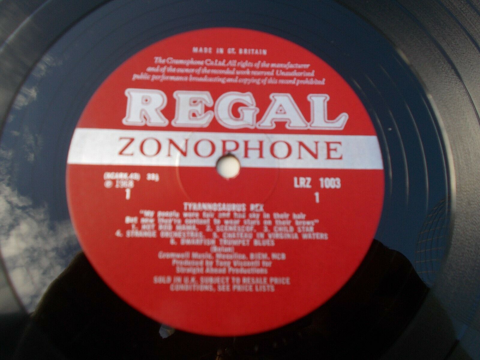 popsike.com - TYRANNOSAURUS REX-REGAL ZONOPHONE LRZ 1003 (VG++ VINYL ...