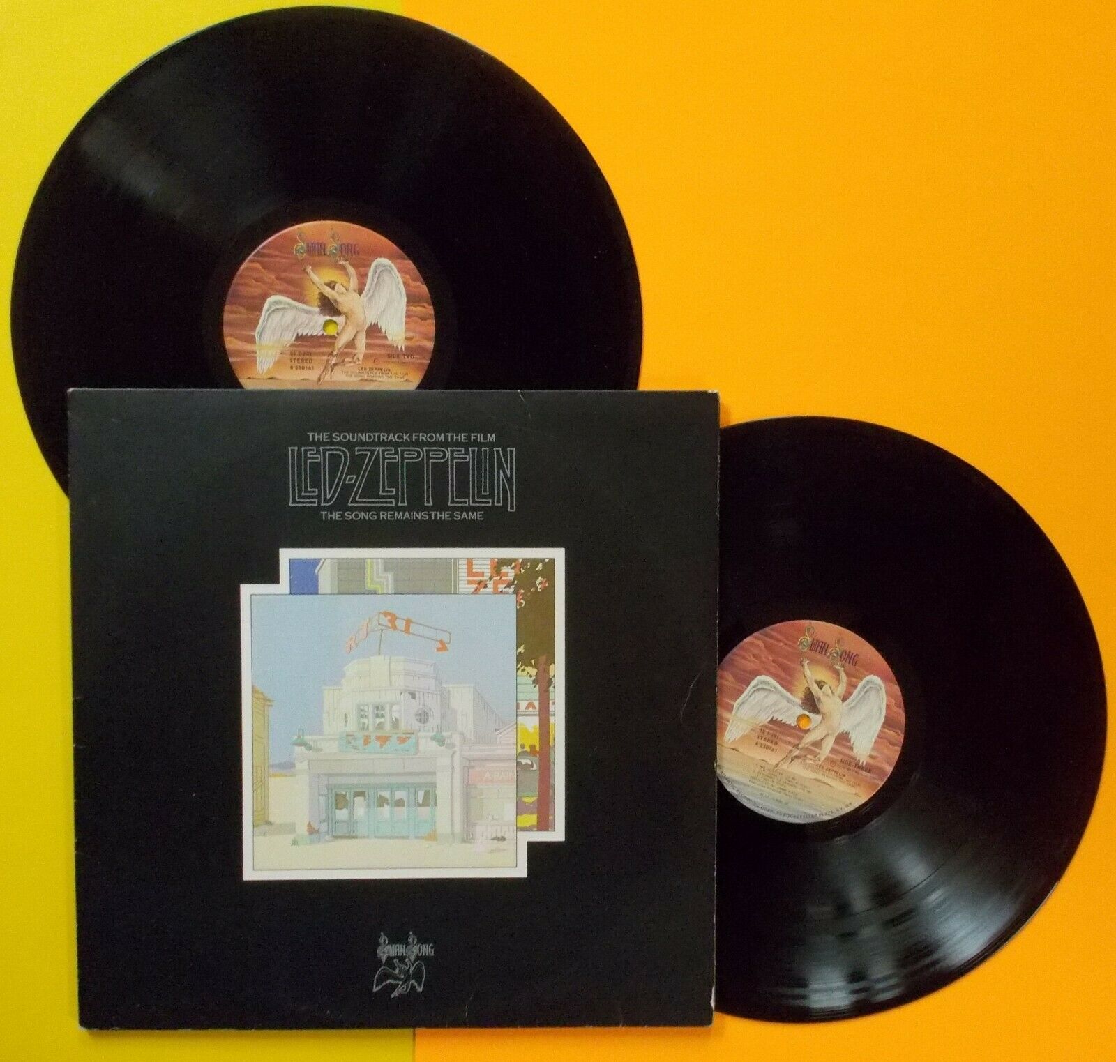 popsike.com - LED ZEPPELIN Soundtrack:The Song Remains The Same 2LP ...