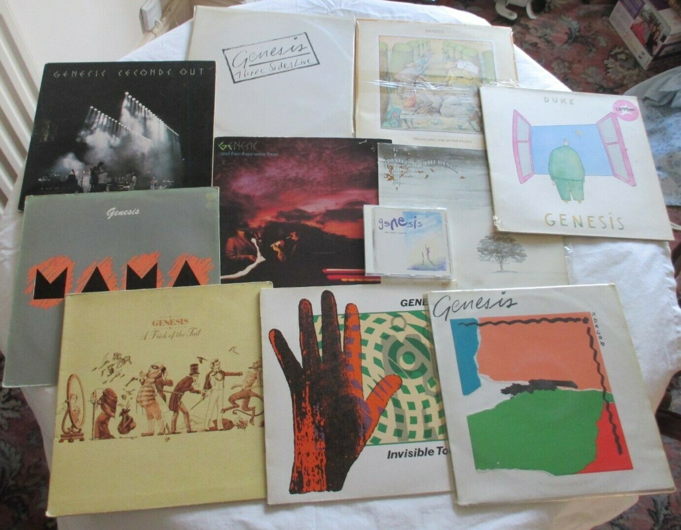 popsike.com - Genesis - 9 x vinyl albums, 1 x 12" + 1 x CD album ...