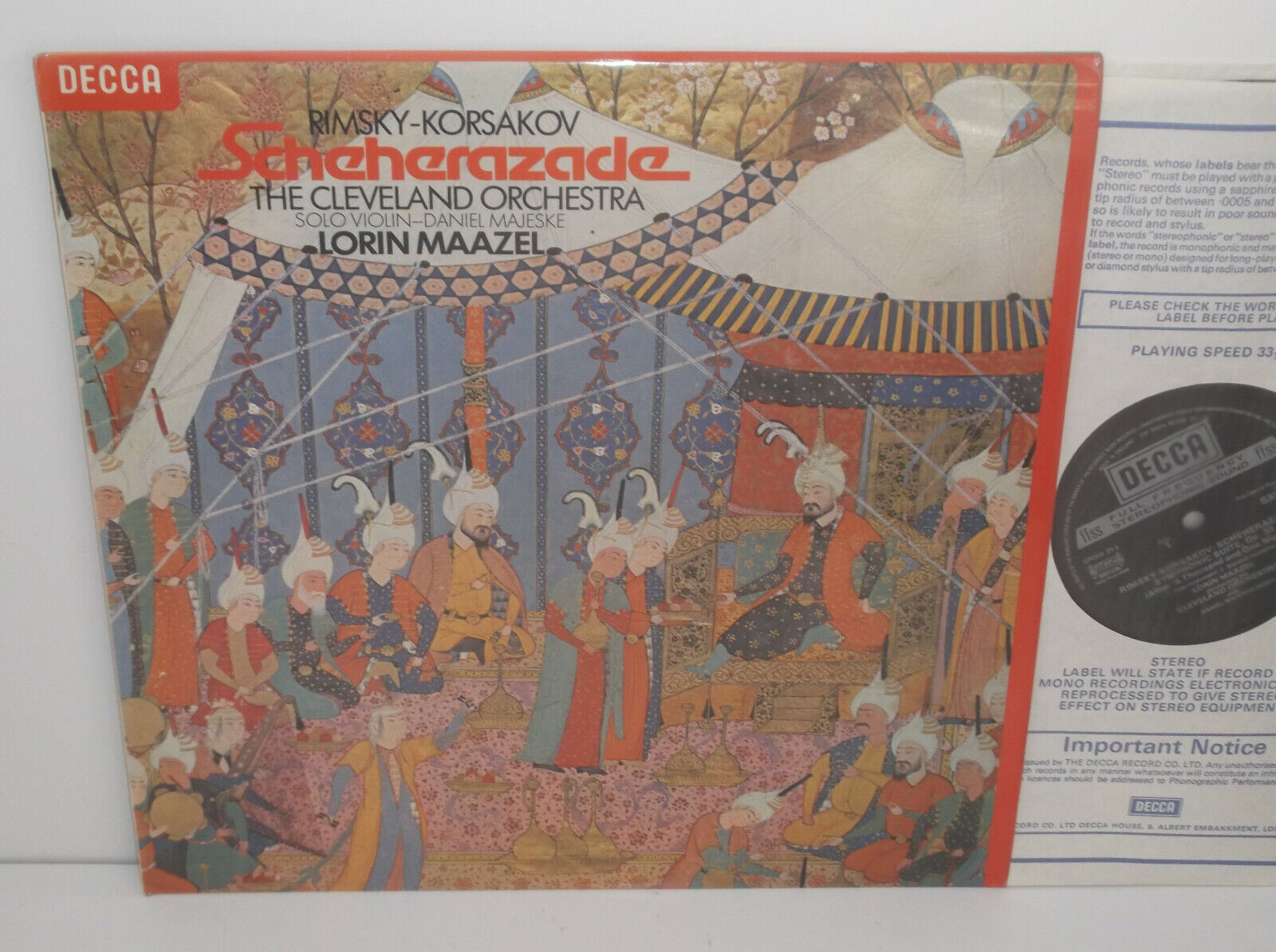 popsike.com - SXL 6874 Rimsky-Korsakov Scheherazade Cleveland Orchestra ...