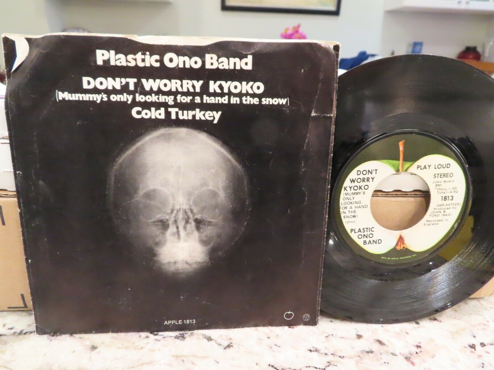 popsike.com - RARE - COLD TURKEY JOHN LENNON WEST COAST PICTURE SLEEVE ...