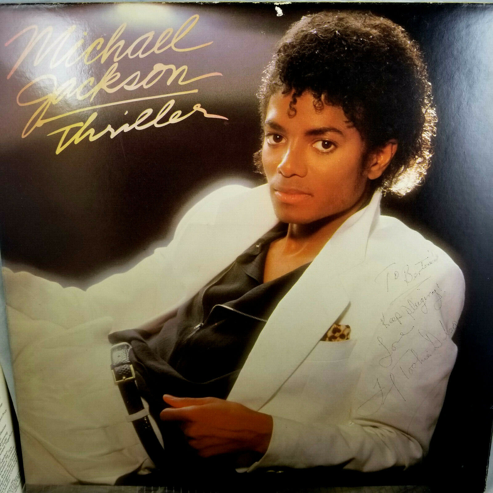 popsike.com - Michael Jackson Thriller Rare Promo Pressing LP Vinyl ...