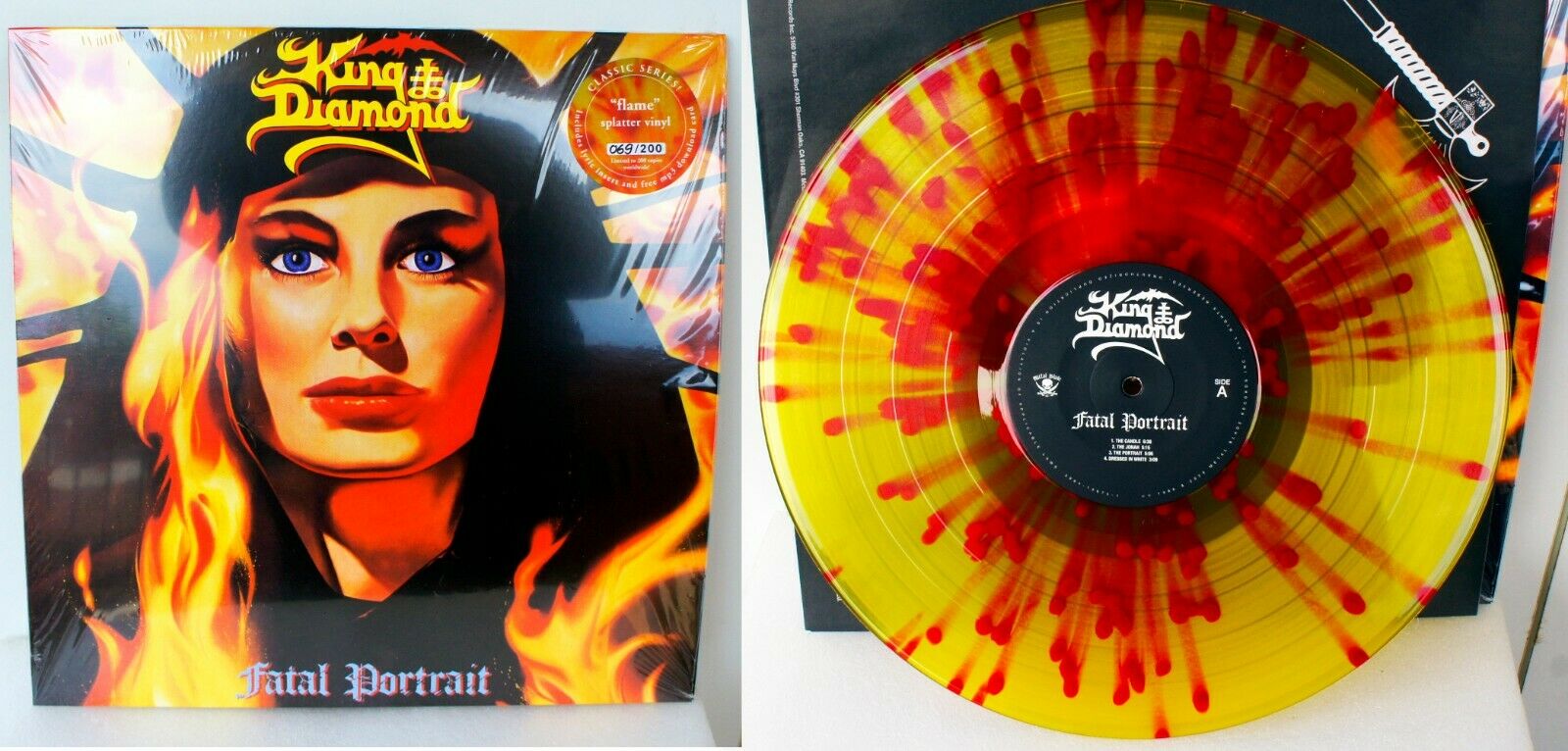 popsike.com - KING DIAMOND-FATAL PORTRAIT,Flame Splatter Vinyl,LP,2020 ...